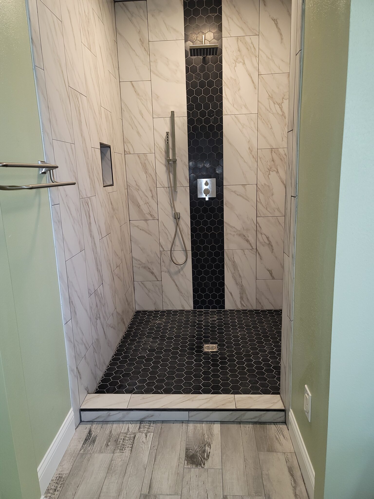Huge Custom Tiled Shower! - A+ Home Improvements | Bathroom Remodeling