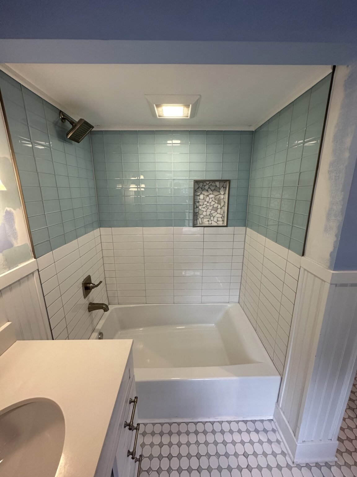 Tiled tub surround - A+ Home Improvements | Bathroom Remodeling ...